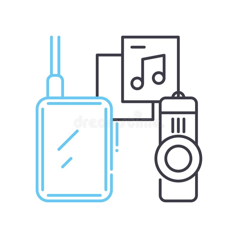 Storage Device Line Icon, Outline Symbol, Vector Illustration, Concept ... Storage Device Line Icon, Outline Symbol, Vector Illustration, Concept ...