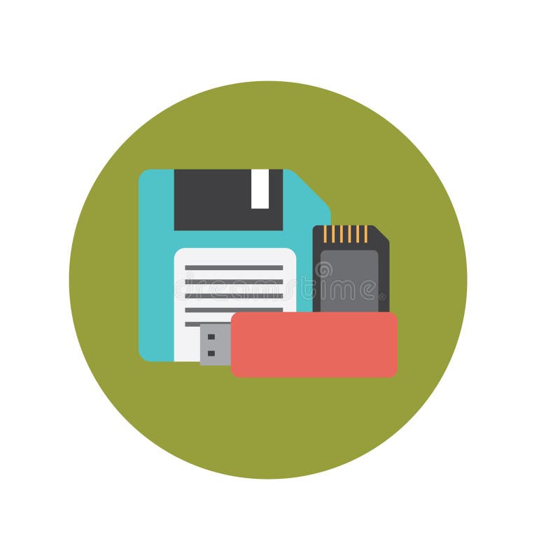 Storage stock vector. Illustration of technology, memory - 190680661