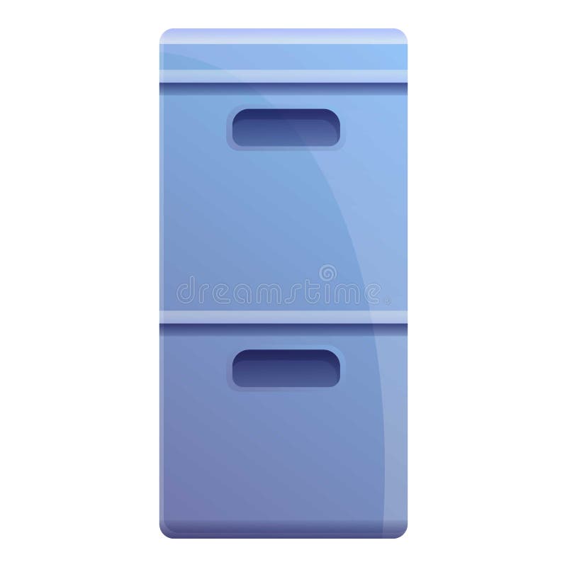 Storage Documents Box Icon, Cartoon Style Stock Vector - Illustration ...