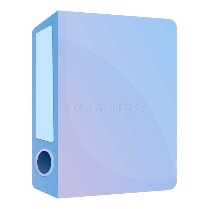 Storage Documents File Icon, Cartoon Style Stock Vector - Illustration ...