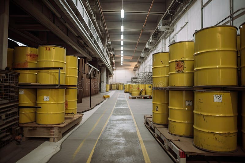 Storage Facility, with View of the Radioactive Waste Being Safely ...