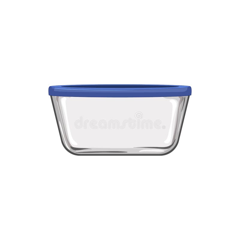 Storage Glass Container Cartoon Vector Illustration Stock Vector ...