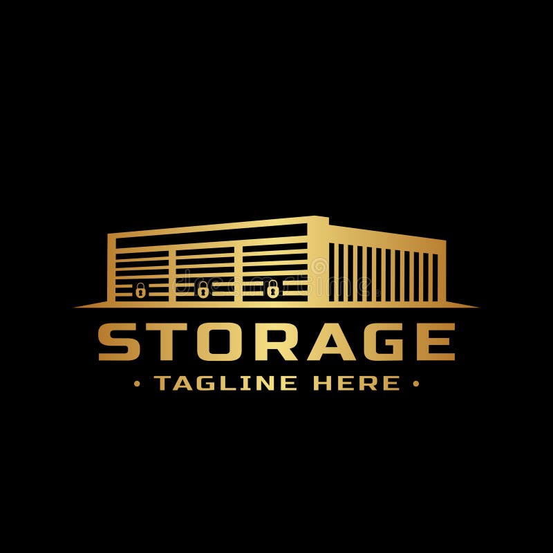 Self Storage Logo Design Template. Safe Storage Garage Vector ...