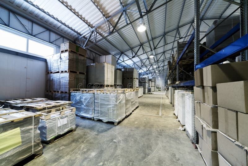 A storage of goods stock photo. Image of manufactured - 41385954