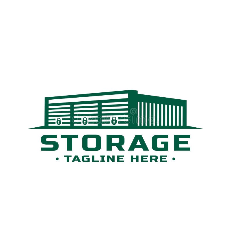 Self Storage Logo Design Template. Safe Storage Garage Vector ...