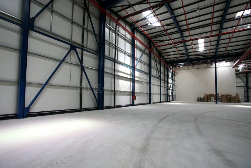 Storage hall stock photo. Image of deposit, factory, shelf - 14875984