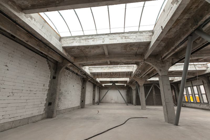 Storage hall - empty stock image. Image of work, prepare - 33078305