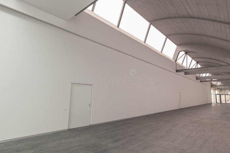 Storage hall - empty stock image. Image of hall, shelf - 33078331