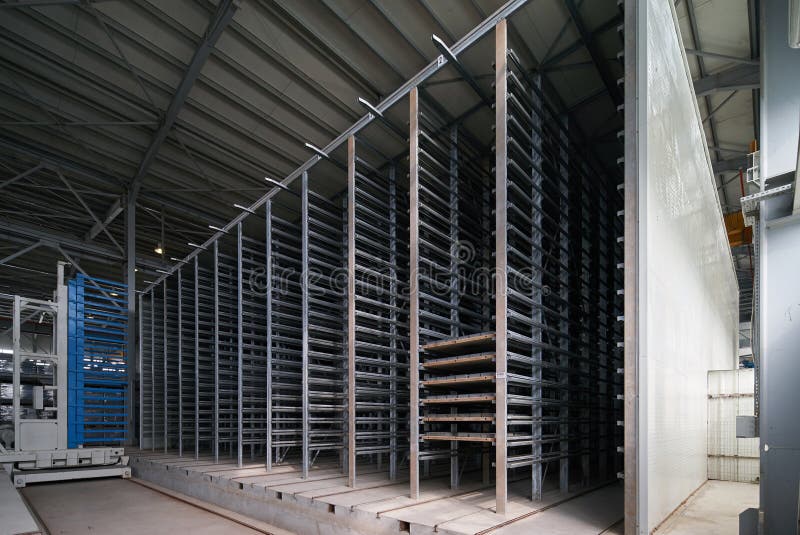 Storage Hall or Warehouse Interior of Factory . Stock Photo - Image of ...