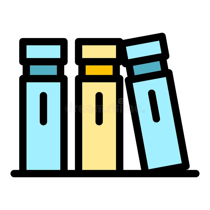 Storage Icon Color Outline Vector Stock Illustration - Illustration of ...