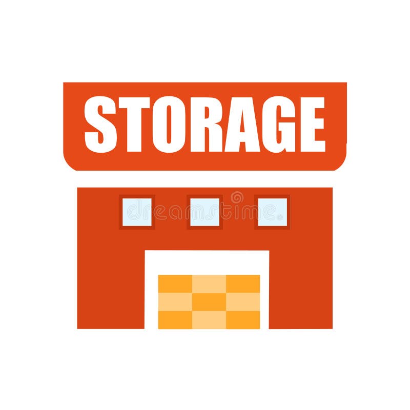 Storage Icon Vector Sign and Symbol Isolated on White Background ...