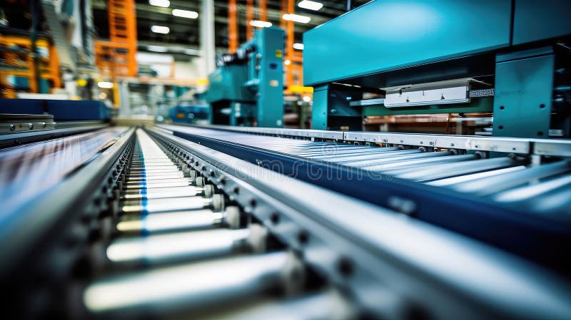 Storage Industry Warehouse Background Stock Illustration - Illustration ...