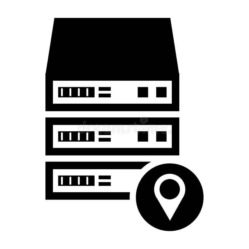 Storage Location Icon stock illustration. Illustration of bangladesh ...