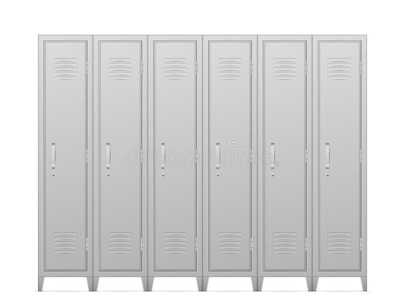Storage lockers stock vector. Illustration of combination - 259012449