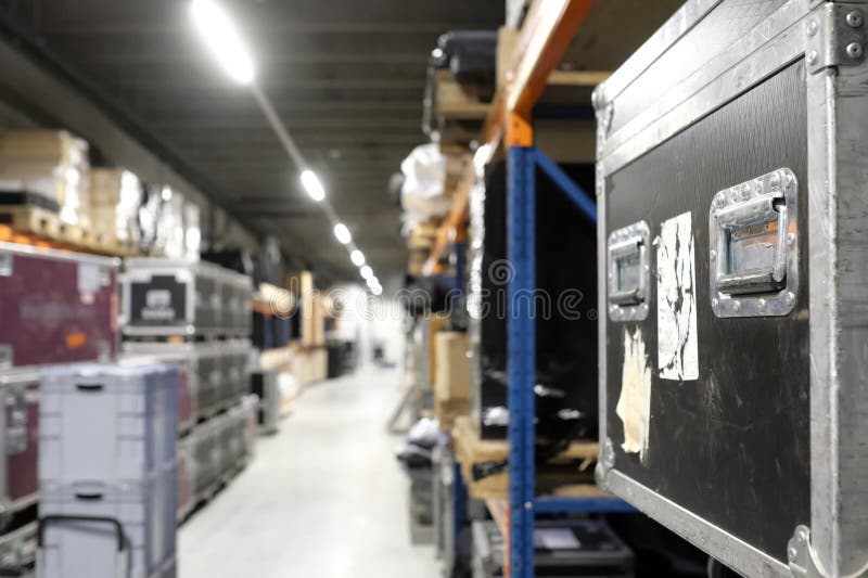 Storage and Logistics and Distribution Warehouse Stock Image - Image of ...