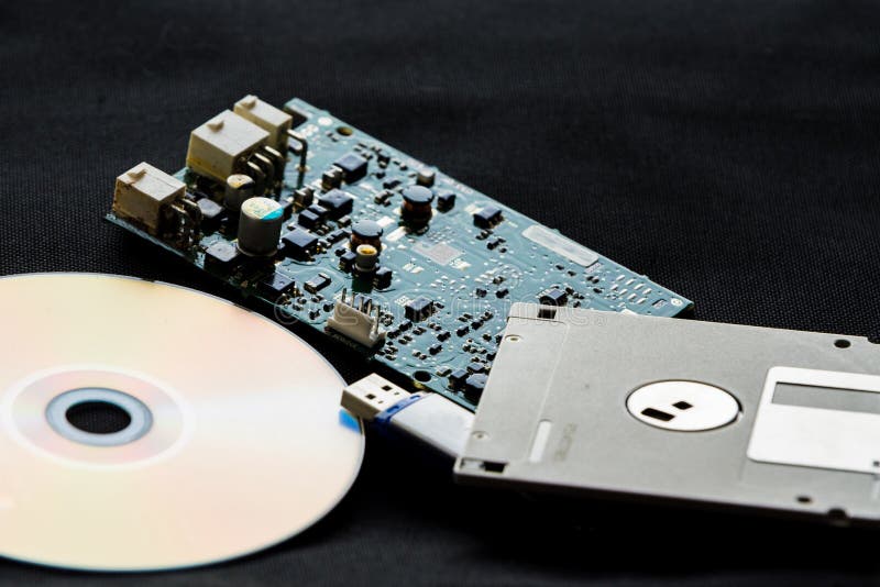 Storage Media and Data Carriers - it Development Stock Photo - Image of ...