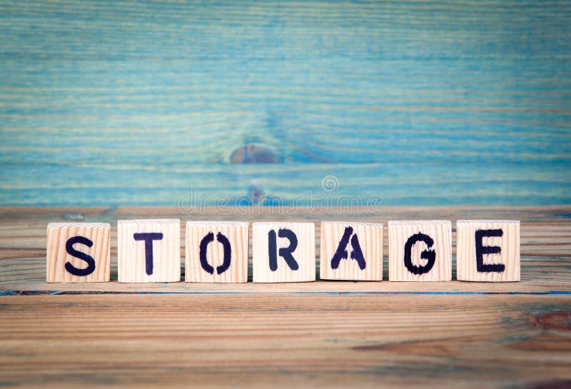 Storage - Name from Wooden Letters. Office Desk, Informative and ...