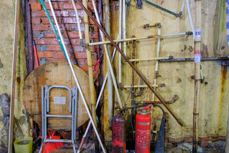 Improper Chemical Storage stock image. Image of material - 166414439