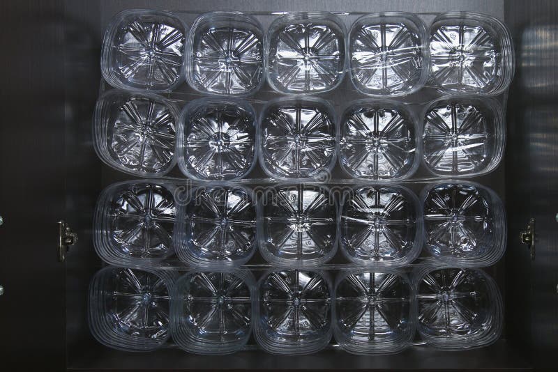 Storage Organization on the Shelf. Secondary Use of Plastic Bottles ...