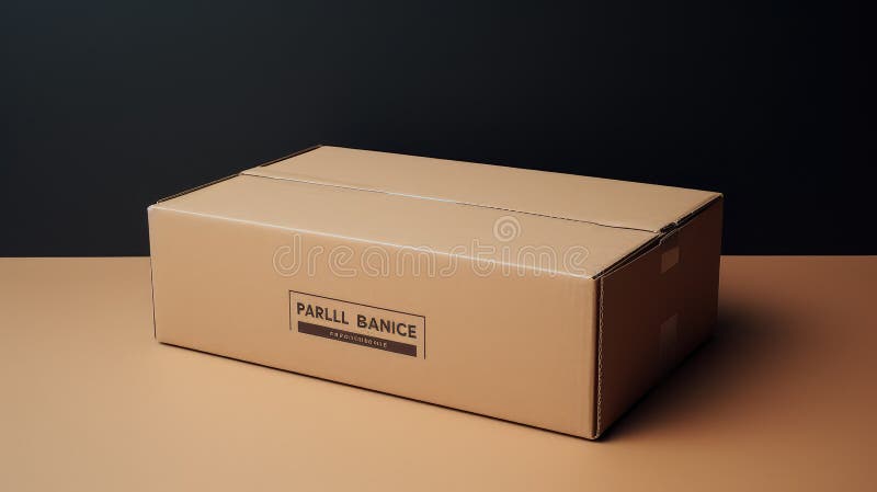 Storage packaging box stock illustration. Illustration of protective ...