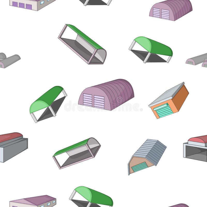 Storage Pattern, Cartoon Style Stock Vector - Illustration of design ...