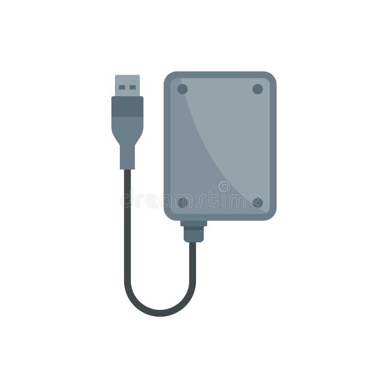 Storage Portable Disk Icon Flat Isolated Vector Stock Vector ...