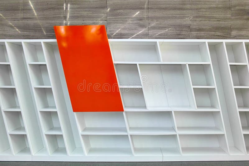 Storage rack stock image. Image of bookshelves, white - 35957999