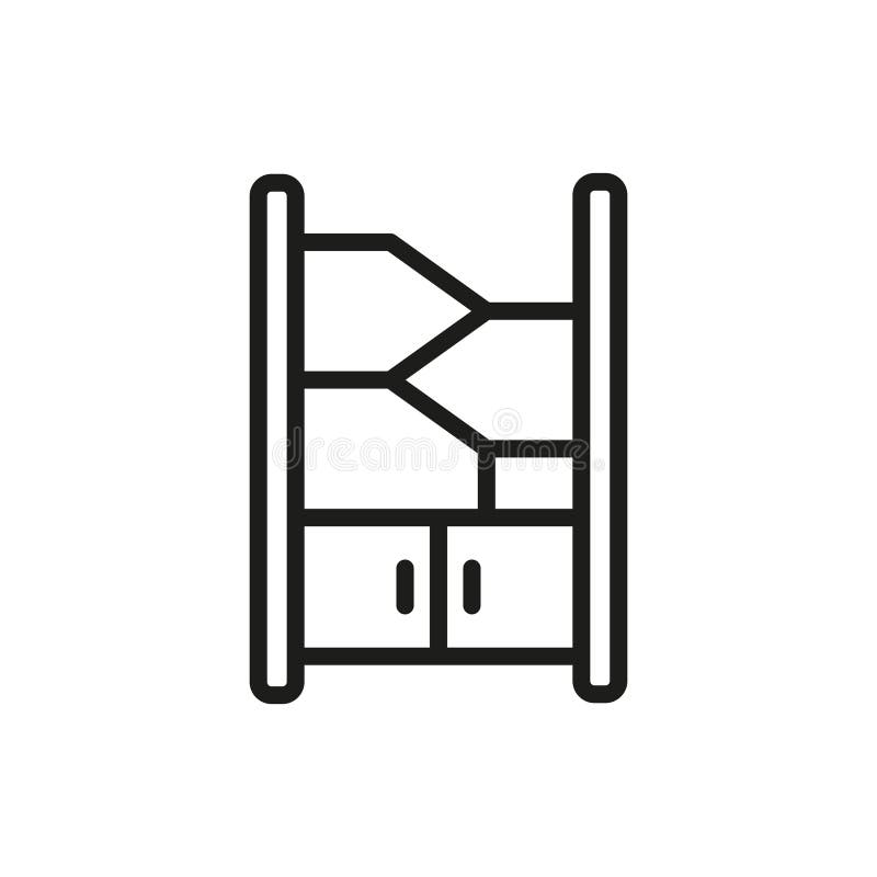 Storage Rack Icon Vector Design Templates Simple and Modern Stock ...