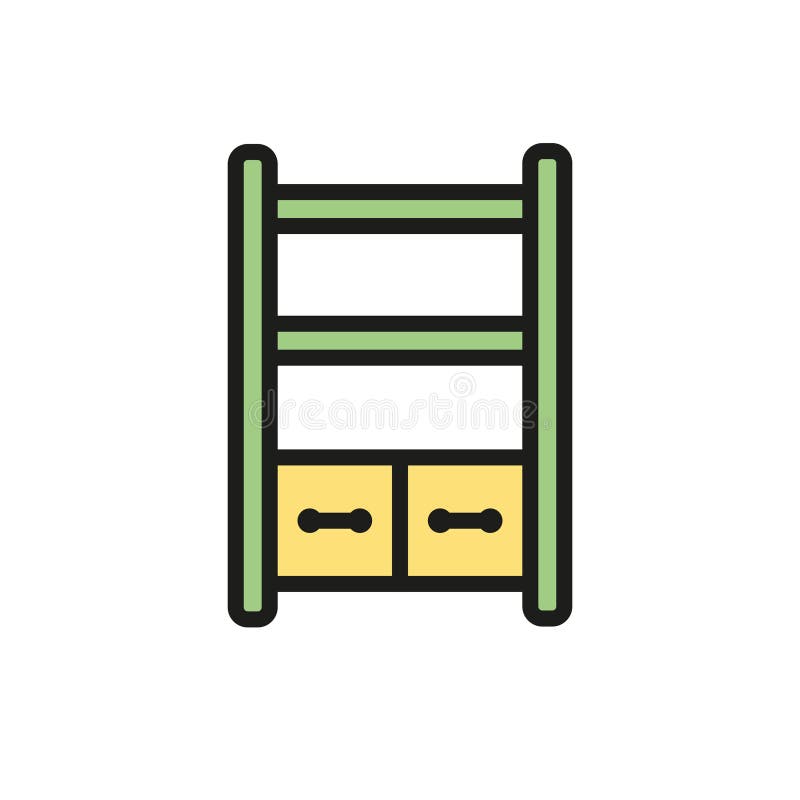 Storage Rack Icon Vector Design Templates Simple and Modern Stock ...