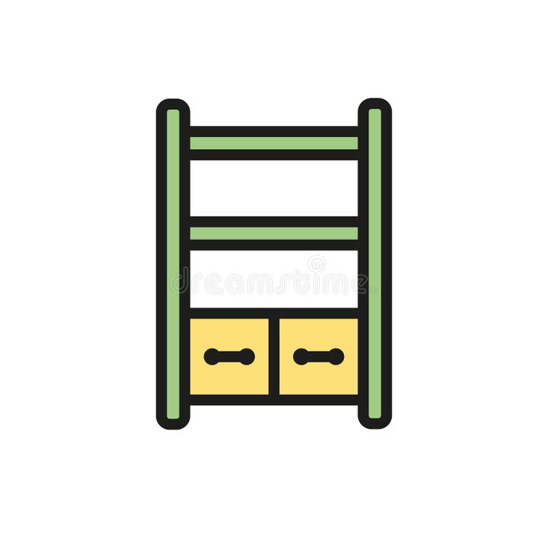 Storage Rack Icon Vector Design Templates Simple and Modern Stock ...