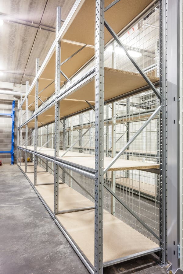 The storage Racks stock image. Image of cardboard, goods - 72104213