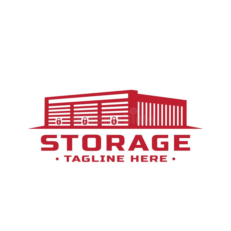 Self Storage Logo Design Template. Safe Storage Garage Vector ...