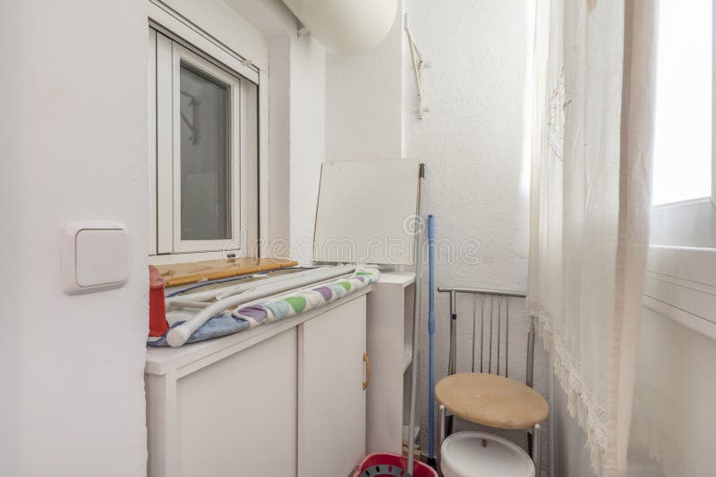Storage Room Corner of a Conventional City House Stock Image - Image of ...