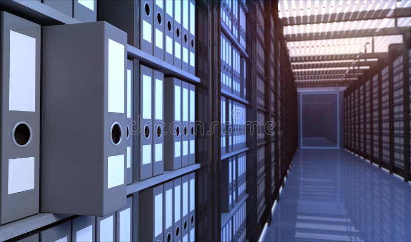 File room stock illustration. Illustration of data, diary - 2392456