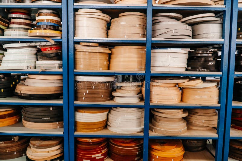 Storage Room at a Furniture Factory Stock Image - Image of warehouse ...