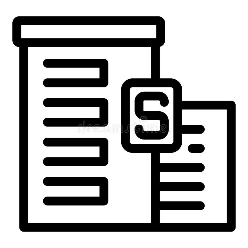 Storage Room Icon, Self Storage Building for Rent Stock Illustration ...