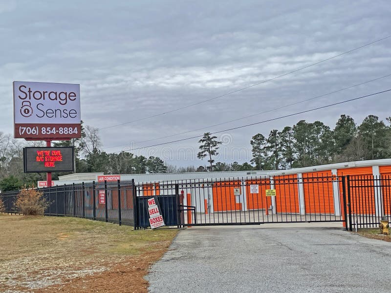 Storage Sense Self Storage Business Editorial Photo - Image of ...