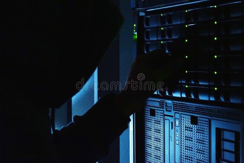 Storage Server in Data Centre Room. Stock Photo - Image of hardware ...