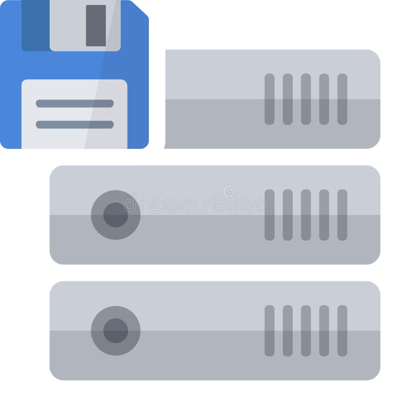 Storage Server Save Icon Image Stock Image - Illustration of icon ...
