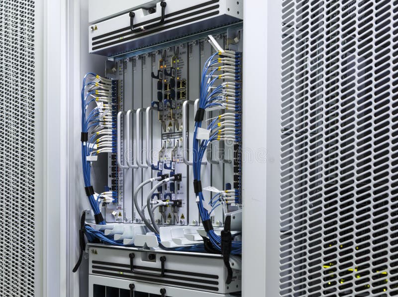 Storage Server Unit Supercomputer Clusters in Room Data Center Stock ...