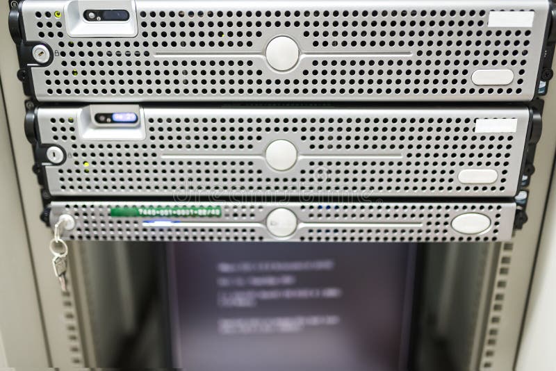 Storage Servers in Data Room Domestic Room Stock Photo - Image of ...