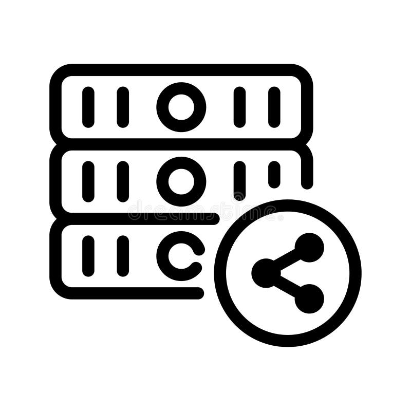 Storage share icon stock vector. Illustration of designed - 384774972