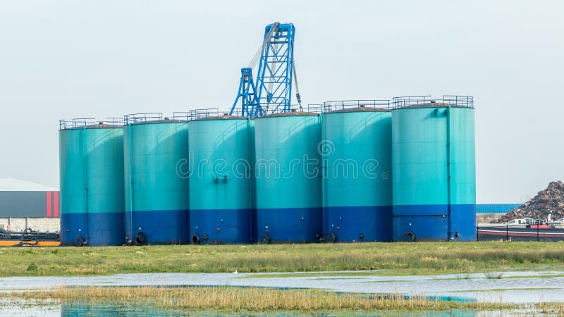 Storage silo for grain stock photo. Image of storage - 39440170