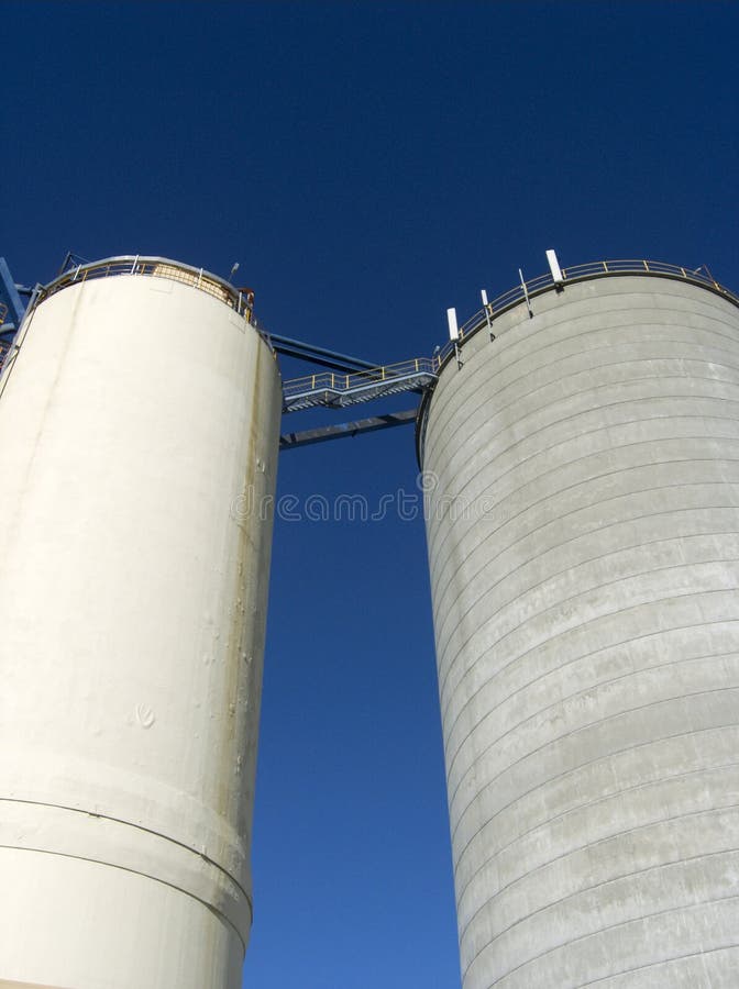Storage Silos stock photo. Image of business, agriculture - 2224888