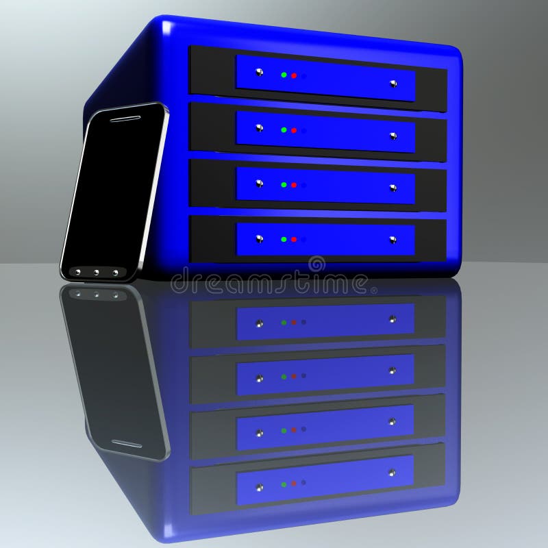 Storage and smartphone stock image. Image of isolated - 32316173