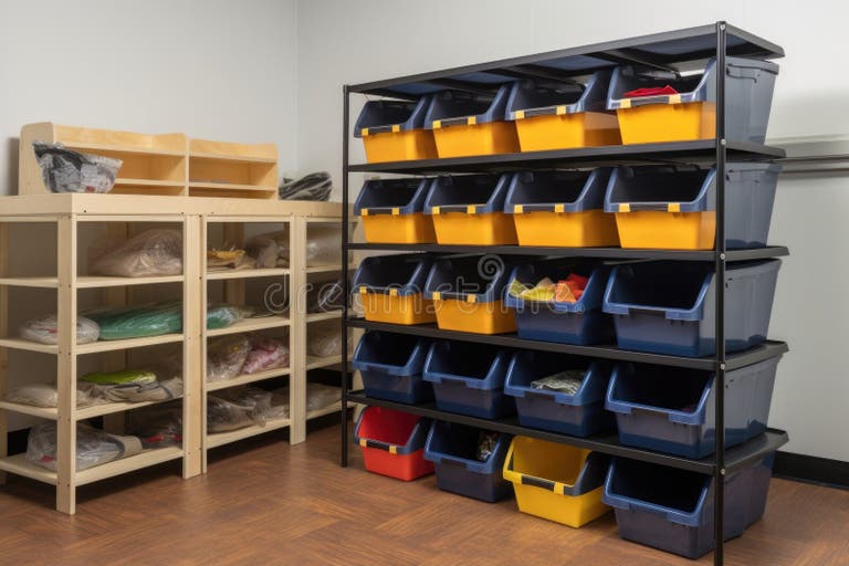 Storage Solution with Stackable Bins, Boxes and Baskets for Easy Access ...
