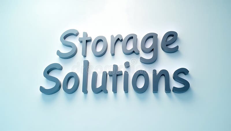 Storage Solutions Text - Designed To Optimize Space in Homes or Offices ...