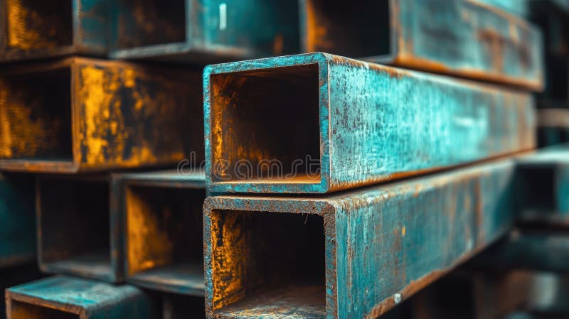Storage of Steel Rectangular and Square Profiles in a Metal Warehouse ...