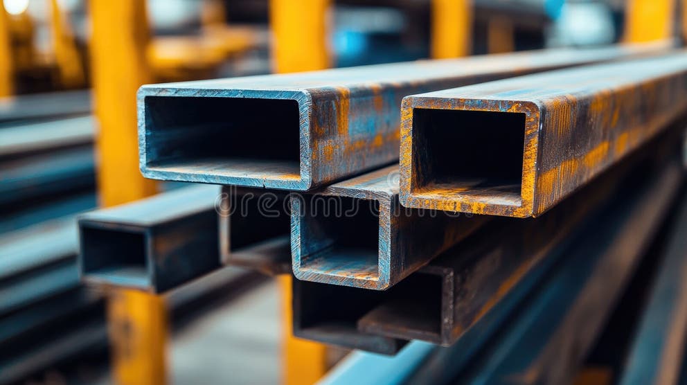 Storage of Steel Rectangular and Square Profiles in a Metal Warehouse ...