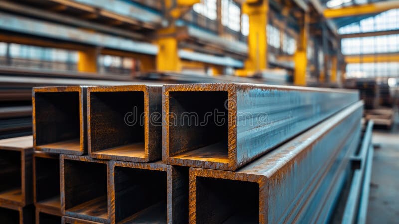 Storage of Steel Rectangular and Square Profiles in a Metal Warehouse ...